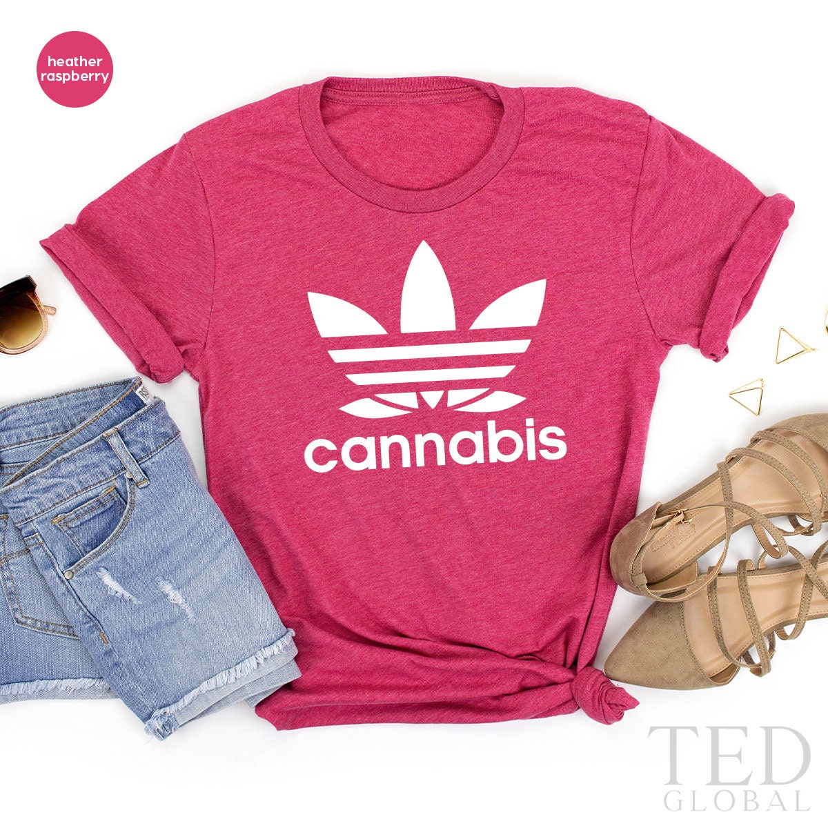 Cannabis Leaf T Shirt, Marijuana Smoker Shirt, Weed Graphic Tee – Fastdeliverytees.com